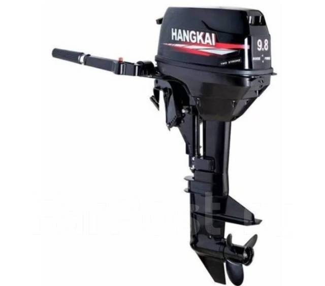 Лодочный мотор Hangkai 9.8, 2 тактный, 9,80 л.с. S (381 мм), 2023 год, бензиновый, румпельное ...