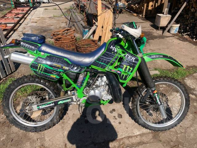 Kawasaki KDX 200, 1994, 200 куб. см. 2х тактный, с пробегом, исправен ...