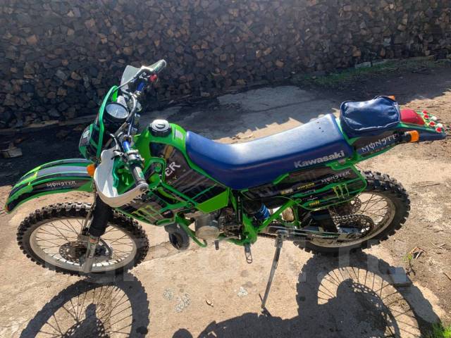 Kawasaki KDX 200, 1994, 200 куб. см. 2х тактный, с пробегом, исправен ...