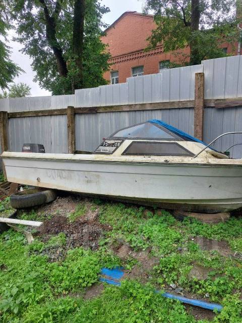 Продам катер Yamaha FR 17, подвесной, бензин, 1992 год, 5,00 м. 70,00 л ...