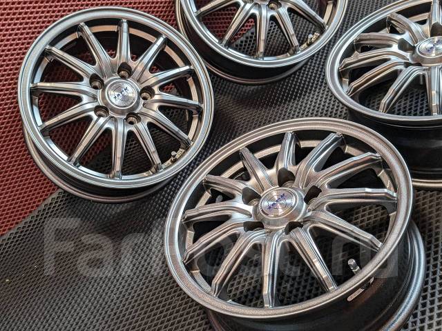 Тёмно-серые диски Monza ZACK R15 5x114.30 из Японии б/п по РФ, 15", 1 ...