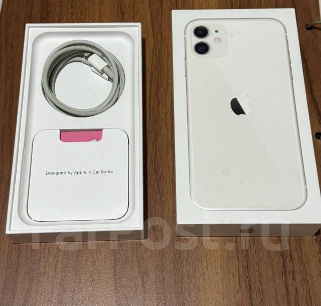 Продается Б/у Айфон 11 белый, память 128ГБ, Apple iPhone 11, 6.10", в ...