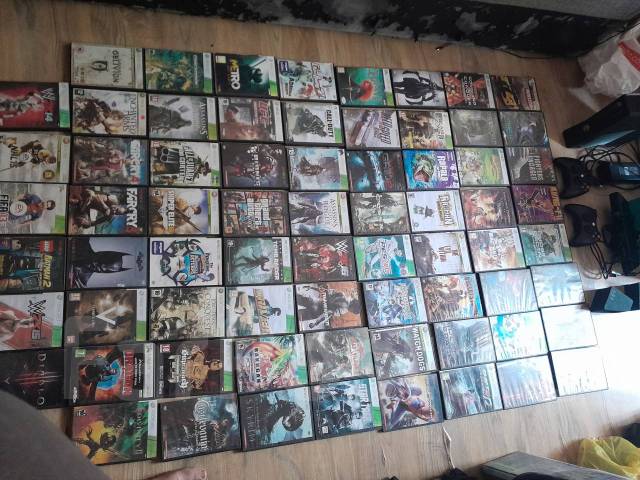 Xbox slim 360 (250GB) Kinect, 2 джоя, мега комплект 50 игр, б/у, в наличии. Цена: 15 000₽ во ...