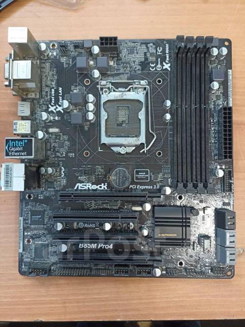 Материнская плата ASRock B85M PRO4 LGA1150 ъ, б/у, в наличии. Цена: 3 ...