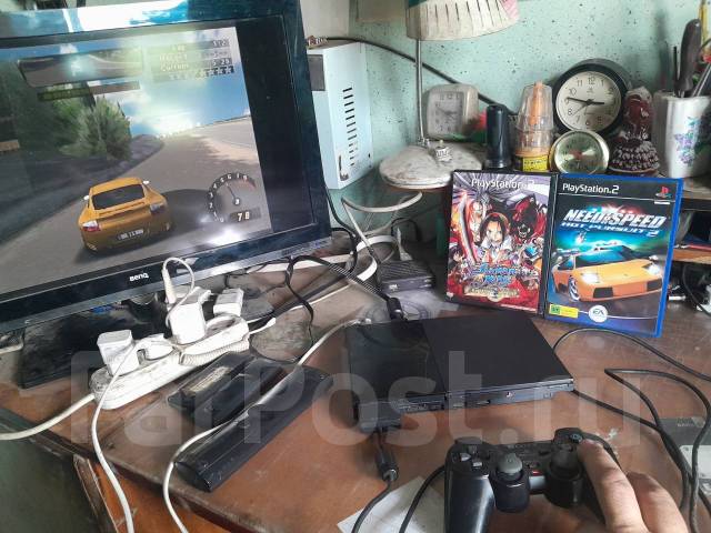 Sony playstation 2 slim NTSI, б/у, в наличии. Цена: 5 000₽ во Владивостоке