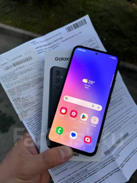 Samsung Galaxy A54 8/256Gb, 6.40", моноблок, черный, 3G, 4G LTE, 5G ...