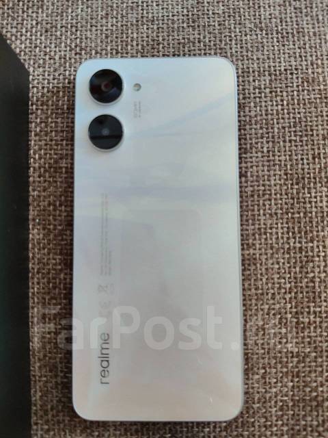 Продаю телефон, Realme 10, 128 гб, 6.40", моноблок, белый, б/у, в ...