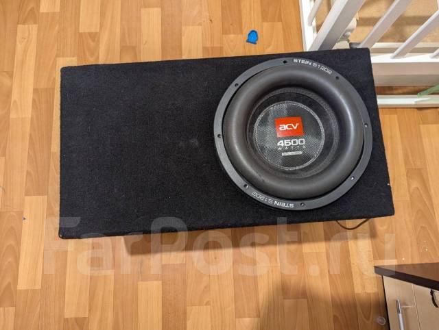 Сабвуфер SPL SHOW 1500 Вт RMS Stein S12D2, ACV, компонентные, 30,5 x 30,5 см (12 x 12 дюймов), 1 ...