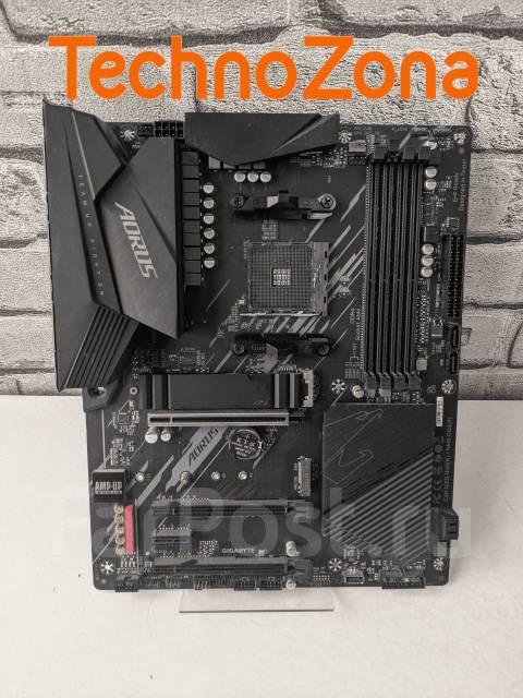 Материнская плата Gigabyte B550 Aorus Elite V2 AM4, б/у, в наличии ...