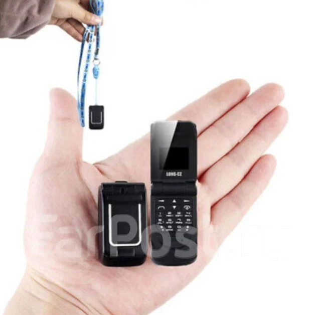 Мини маленький мобильный телефон Long CZ J9, раскладушка, черный ...