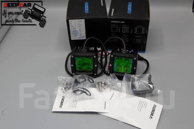 Светодиодная фара Aurora ALO-T-2-E4T 4 диода 40W ближ. белый купить во Владивостоке по цене: 11 ...