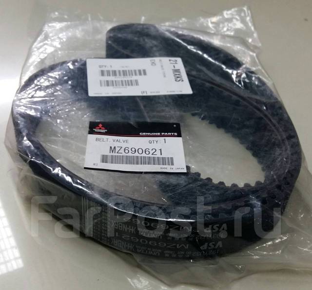 Ремень ГРМ MZ690621 6G72 Mitsubishi Original Japan Mitsubishi Montero ...