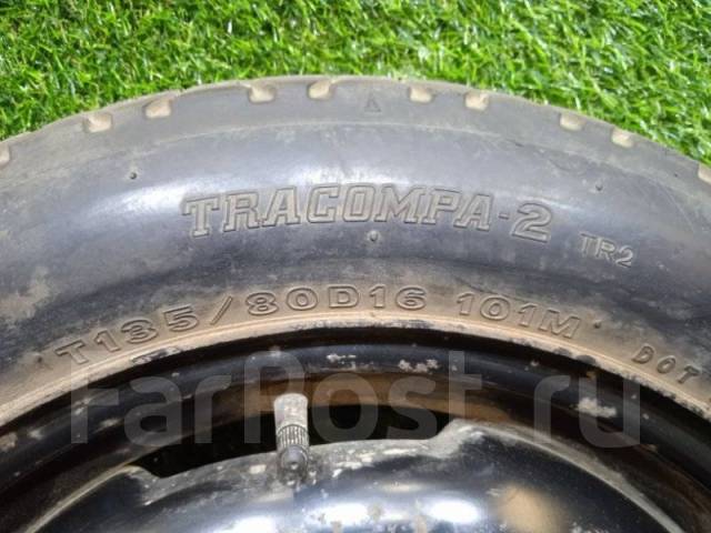 Колесо Bridgestone Tracompa 2, 16", 1 шт, 135 мм, 80 %, 135/80 R16 ET13 ...