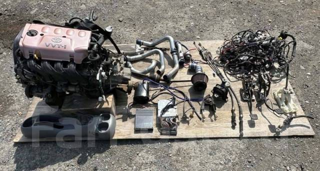 Двигатель в сборе 2NZ-FE (HKS Turbo) Toyota Vitz 2000 1900021040 NCP10 ...