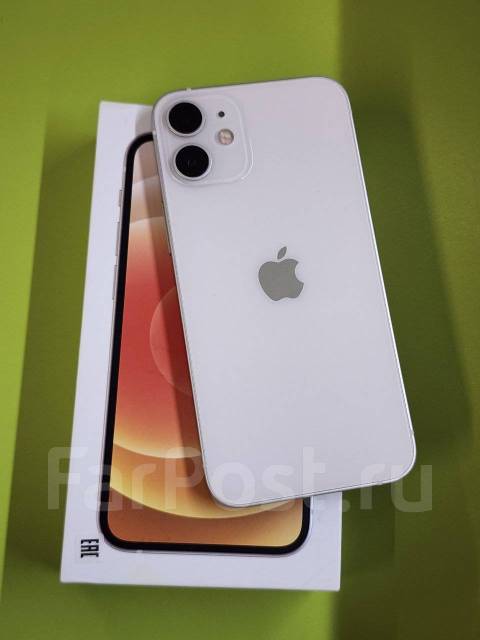 IPhone 12 mini 128gb, 5.40", моноблок, белый, 3G, 4G LTE, NFC, б/у, в ...