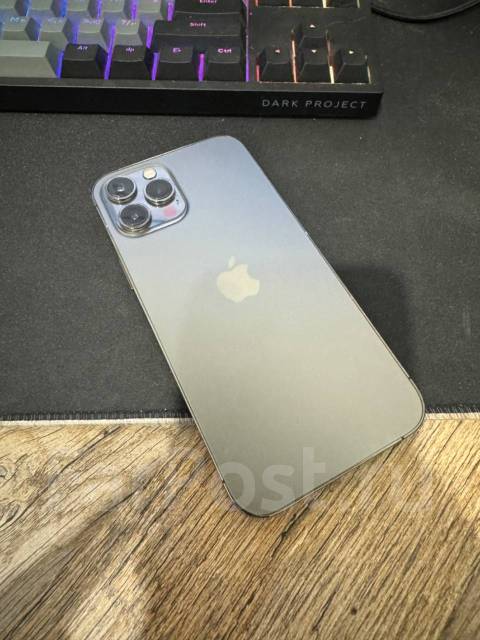 12 PRO MAX 128 GB Space GRAY, 6.70", моноблок, серый, 4G LTE, NFC, б/у ...