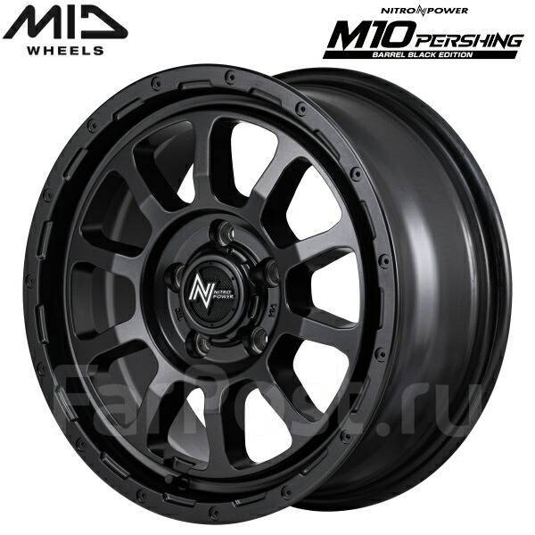 Брендовые диски Nitro Power M10 Pershing J Barrel Black Edition R17, 17 ...