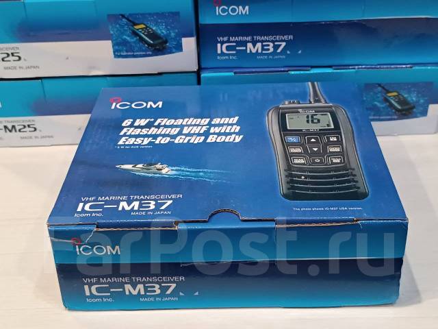 Рация iCom ic-m37, морская УКВ радиостанця, новый, в наличии. Цена: 13 ...