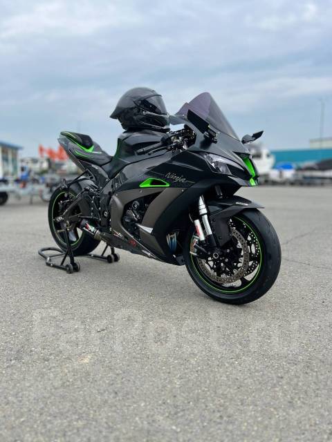 Kawasaki Ninja ZX-10R, 2018, 998 куб. см. 4х тактный, с пробегом, исправен, 7 000 км, бензин ...