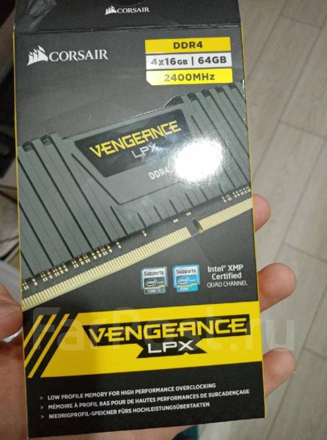 Оперативная память Ddr4 2400mhz Corsair 32gb 32 гб б у в наличии