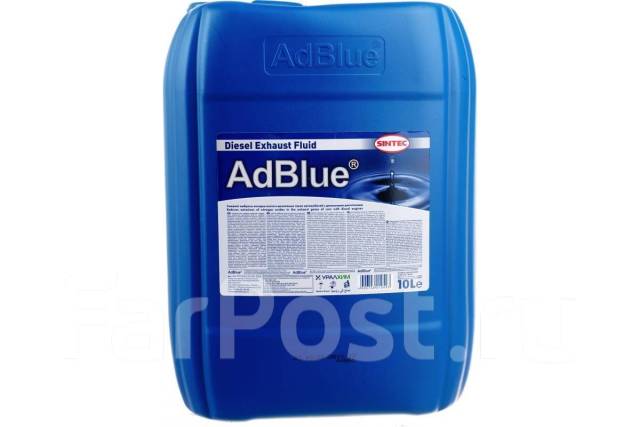 Мочевина AdBlue Sintec жидкость для системы SCR, 10л, в наличии. Цена ...