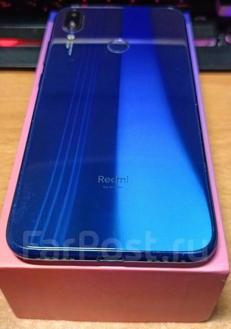 Телефон Xiaomi Redmi note 7 pro, до 8 гб, 6.30", моноблок, синий, 3G ...