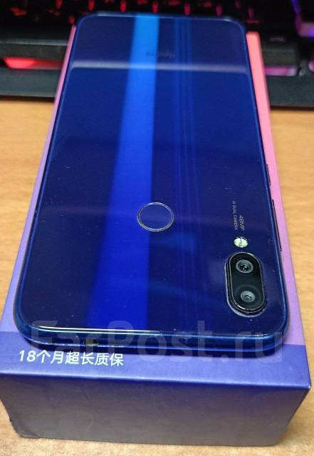 Телефон Xiaomi Redmi note 7 pro, до 8 гб, 6.30", моноблок, синий, 3G ...