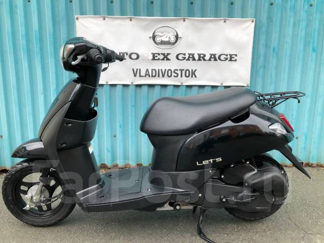 Suzuki Lets 6, 2019, 49 куб. см. 4х тактный, без пробега, исправен, 4 311 км, скутер, бензин ...