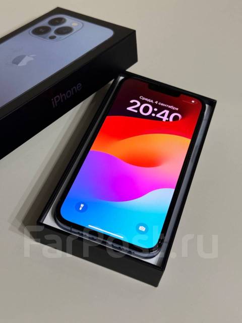 IPhone 13 Pro, 128 ГБ, 6.10", синий, новый, в наличии. Цена: 50 000₽ в ...