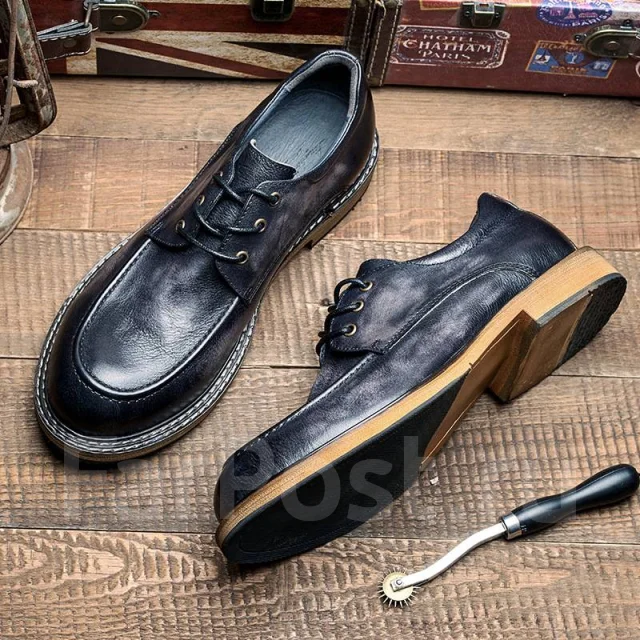 Ботинки Mr. Lingbu British Style Retro. Чёрные, 40, 41, 42, 43, 44, 45 ...