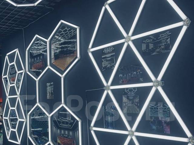 Модульное освещение (светильники соты) для детейлинга, новый, в наличии ...