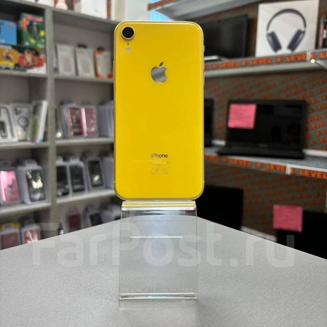Apple iPhone XR 128 Gb, 6.10", моноблок, желтый, 4G LTE, б/у, в наличии ...
