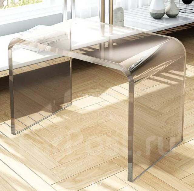 Прозрачный акриловый прикроватный столик, другая форма, 20,0 см, 30,0 ...