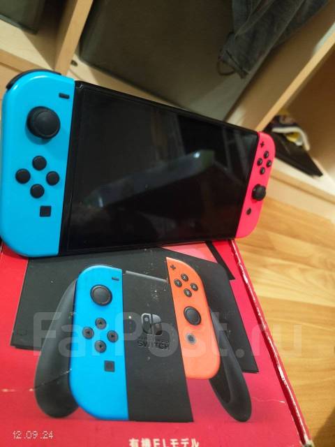 Nintendo switch oled + картриджи игры, б/у, в наличии. Цена: 20 950₽ во ...