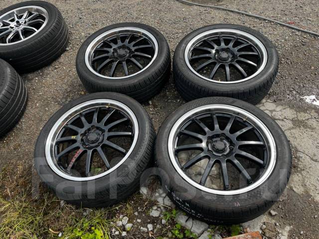 Диски S/CADA R18 5x114.3 7.5jj et48 Vezel CH-R CX-5 CX-7, Weds, 18", 1 шт, 4 шт, б/у, в наличии ...