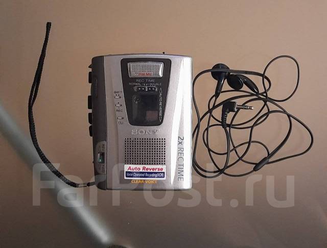 Кассетный плеер sony tcm-50dv, б/у, в наличии. Цена: 4 500₽ во Владивостоке