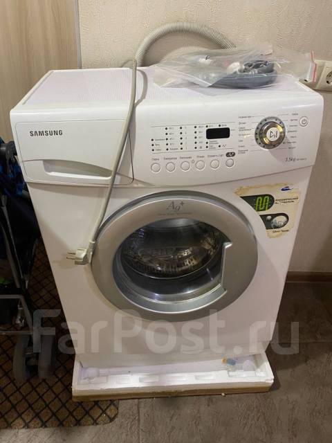 Стиральная машина бу, Samsung, 3,5 кг, б/у, в наличии. Цена: 3 000₽ во ...