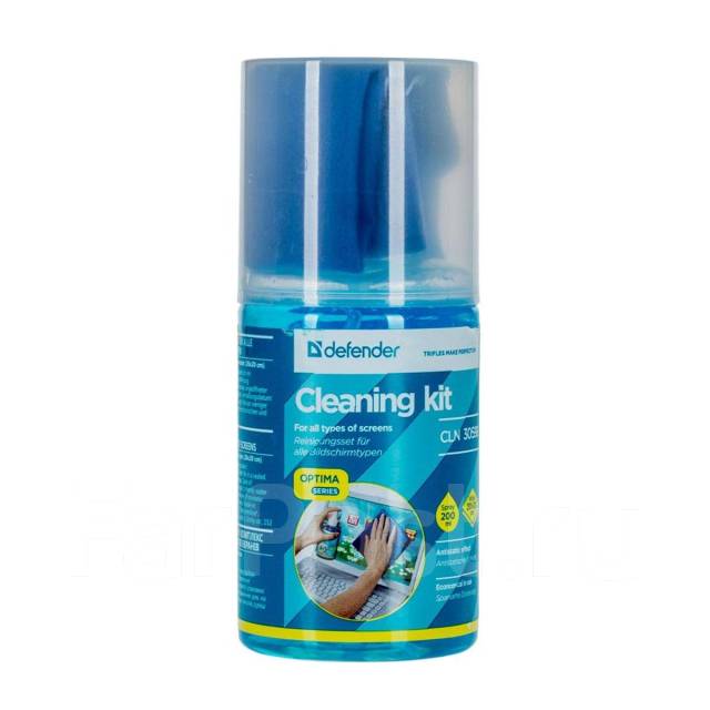 Набор для экранов и мониторов Defender 2в1 Optima CLN30598, новый, в ...