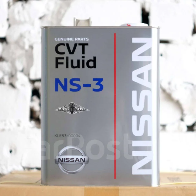 Масло трансмиссионное Nissan CVT Fluid NS-3 (4л), синтетическое, 4,00 л ...