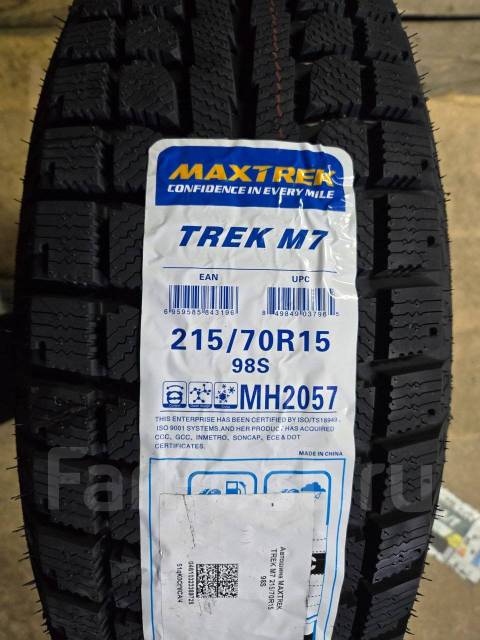 Maxtrek Trek M7, 215/70 R15, 15", 1 шт, 215 мм, 70 %, радиальный, зимние, без шипов. Цена: 20 ...