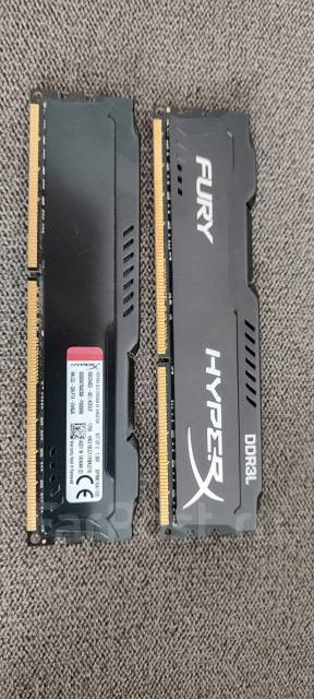 Оперативная память Ddr3l Hyperx Fury 16gb 16 гб б у в наличии Цена