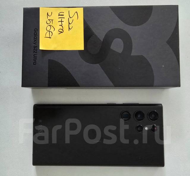 Samsung galaxy s22 ultra 12/256gb, 6.80", моноблок, черный, 3G, 4G LTE ...
