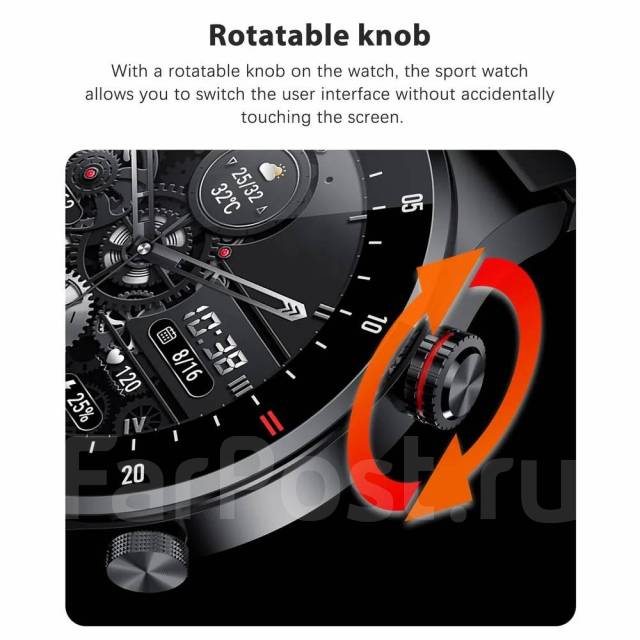 Умные часы GR5515, GPS, NFC, IP67, Android, iOS, новый, в наличии. Цена: 2 600₽ во Владивостоке