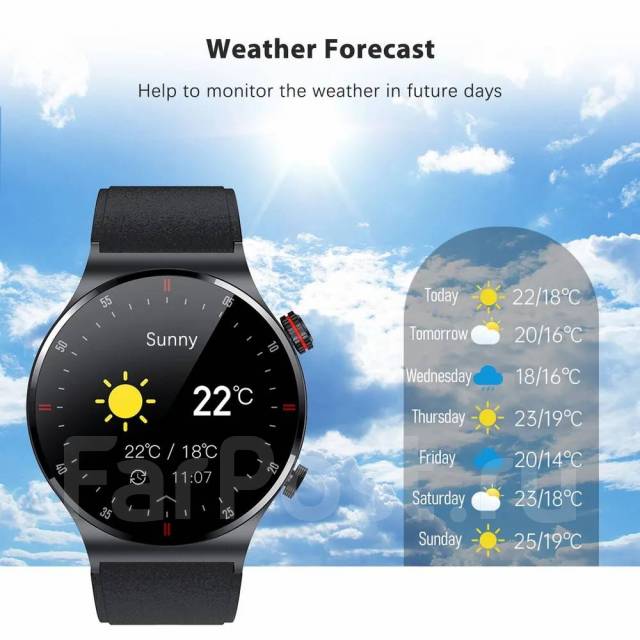 Умные часы GR5515, GPS, NFC, IP67, Android, iOS, новый, в наличии. Цена: 2 600₽ во Владивостоке