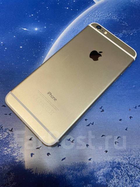 IPhone 6 Plus, 16 гб, 5.50", моноблок, золотой, 3G, 4G LTE, б/у, в ...