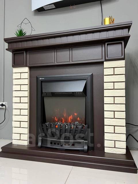Электрокамин Electrolux Classic EFP/P-1020LS + портал Bricks Classic ...