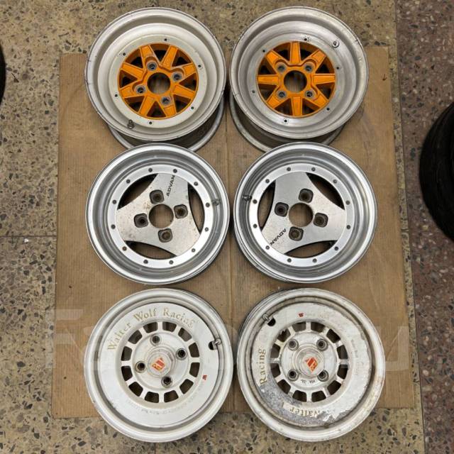 Advan A3A SSR MK-III Walter WOLF Racing 3 пары JDM OLD School, 14", 1 ...