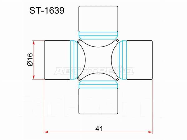 Крестовина рулевая ST-1639 купить во Владивостоке по цене: 900 ...