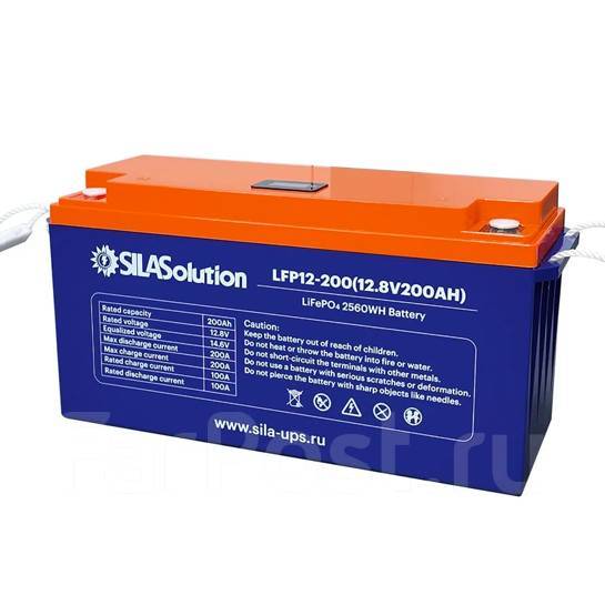 Аккумулятор для солнечной батареи (солнечная батарея) LiFePo4 12V/200A ...