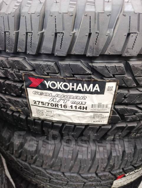 Yokohama Geolandar A/T G015, 275/70 R16, 16", 1 шт, 275 мм, 70 %, радиальный, Грязь AT. Цена: 45 ...
